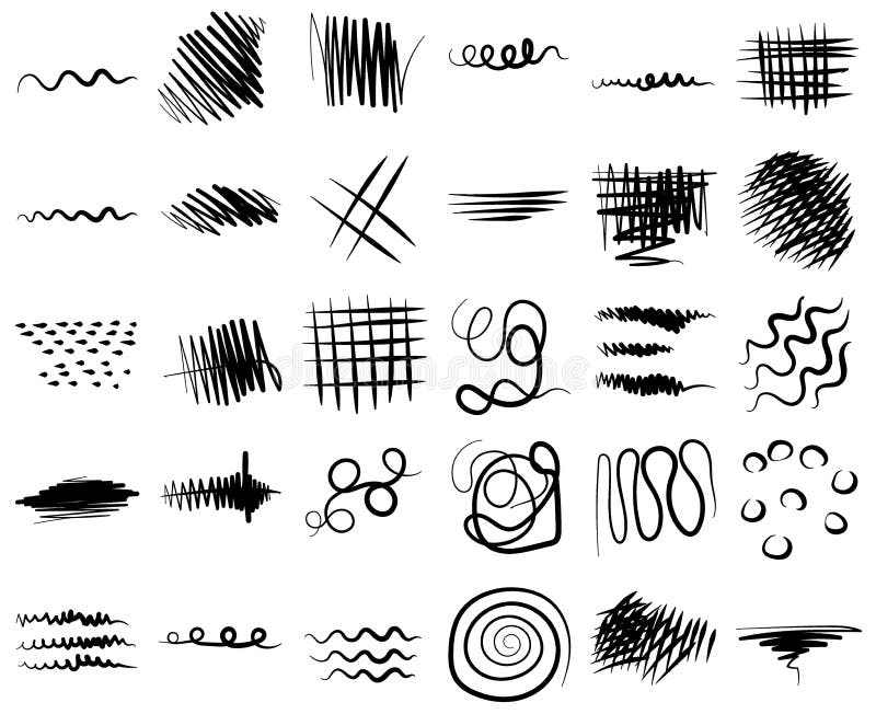 Doodle hand drawn stock vector. Illustration of flat - 248756661