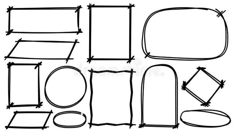 Doodle Ellipse Stock Illustrations – 5,400 Doodle Ellipse Stock ...