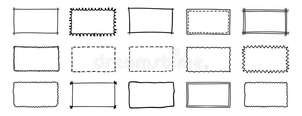 Rectangle Frames Set Stock Illustrations – 19,119 Rectangle Frames Set ...