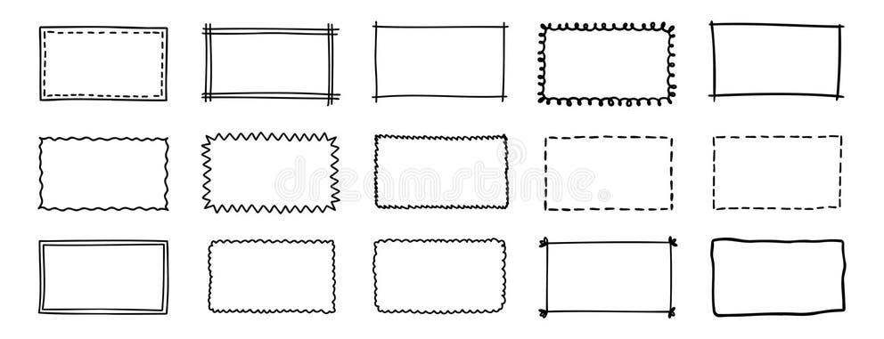 Rectangle Frames Set Stock Illustrations – 19,119 Rectangle Frames Set ...