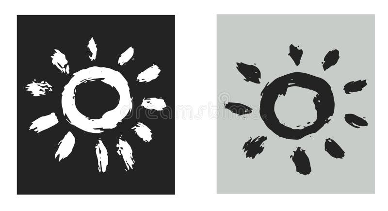 Brushstroke Sunbeam Stock Illustrations – 136 Brushstroke Sunbeam Stock ...