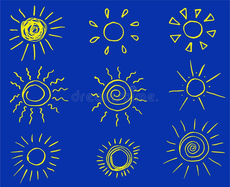 Brushstroke Sunbeam Stock Illustrations – 129 Brushstroke Sunbeam Stock ...