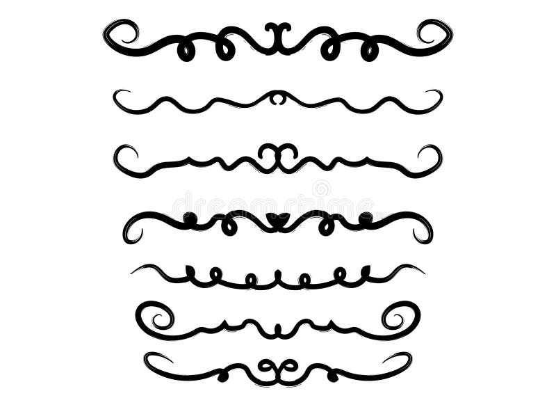Simple Decorative Swirls