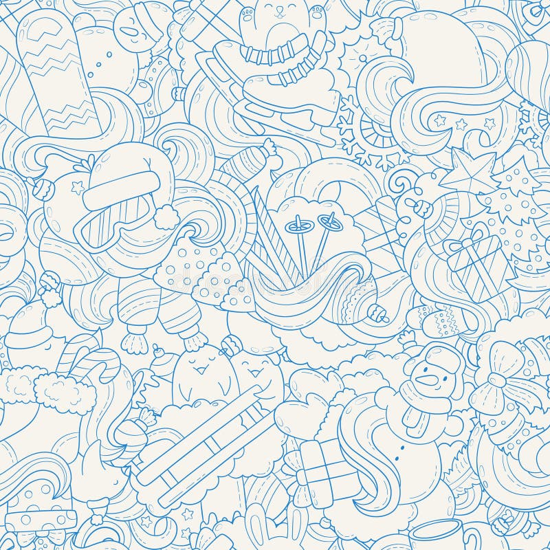 Doodle Hand Drawn Vector Illustration, Abstract Background, Texture ...