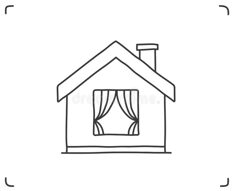 House Icon stock vector. Illustration of point, black - 35347569
