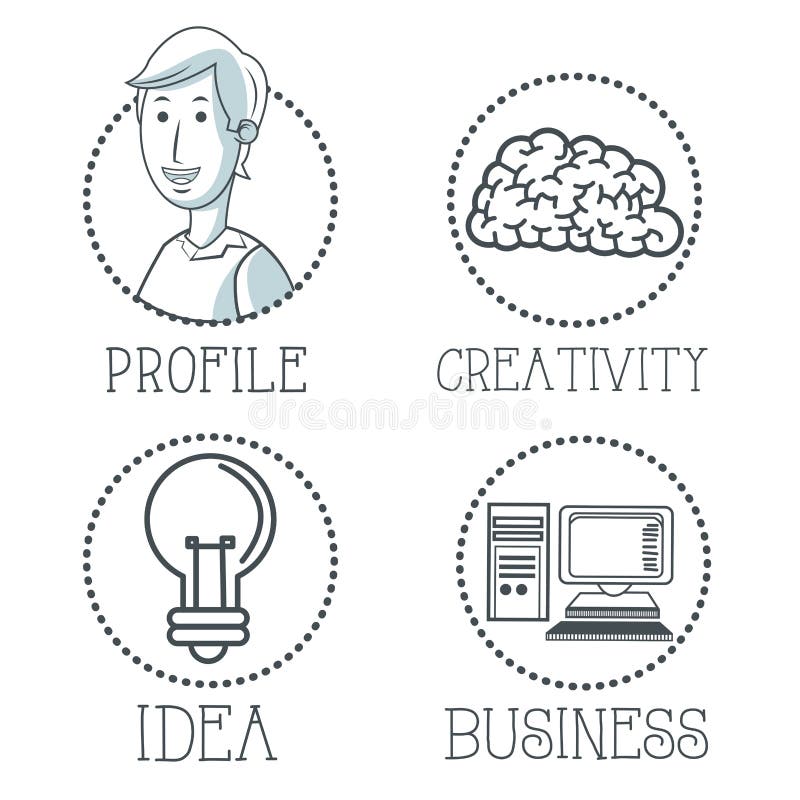 Doodle Icon Design. Cartoon Icon. Draw Concept Stock Vector ...