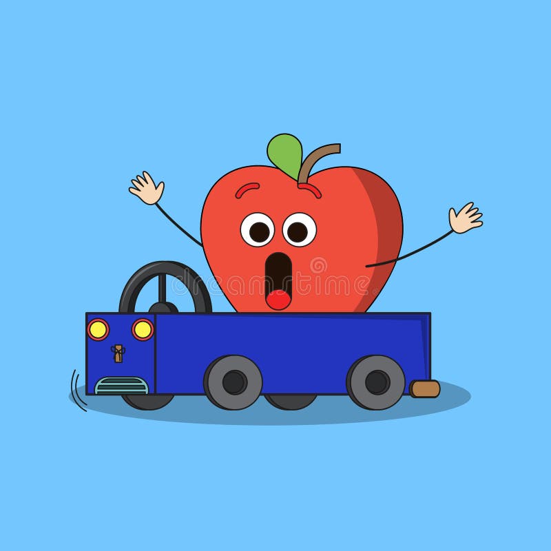 Art Cartoon Red Apple Mask Stock Illustrations – 9 Art Cartoon Red ...