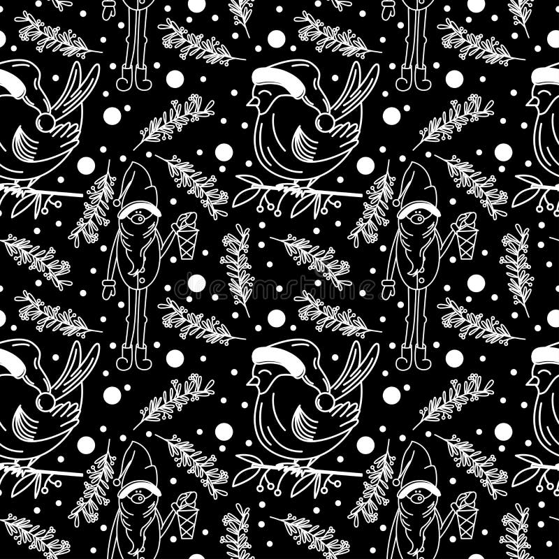 Set of Christmas doodle stock vector. Illustration of character - 127579042