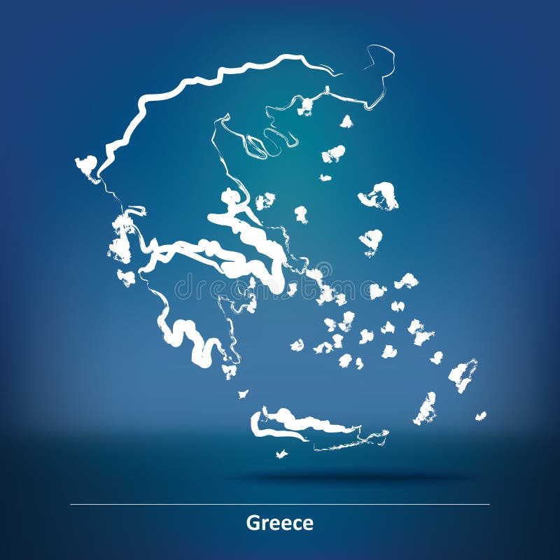 Greece Map Drawing Stock Illustrations – 905 Greece Map Drawing Stock ...