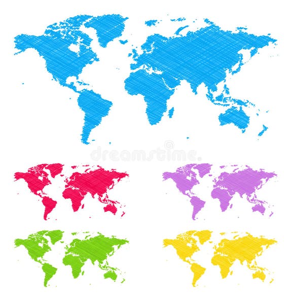 Doodle Earth Maps Stock Illustrations – 87 Doodle Earth Maps Stock ...