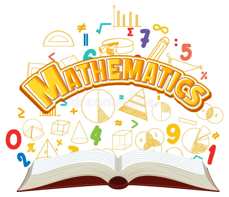 Doodle Math Formula with Mathematics Font Stock Vector - Illustration ...