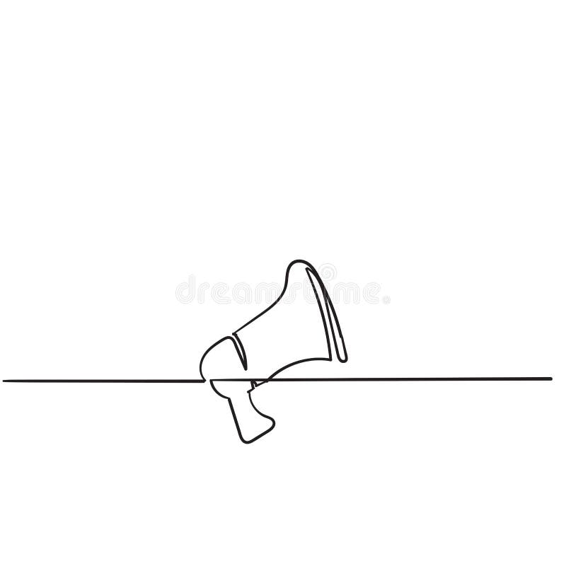 Megaphone Continuous Stock Illustrations – 459 Megaphone Continuous ...