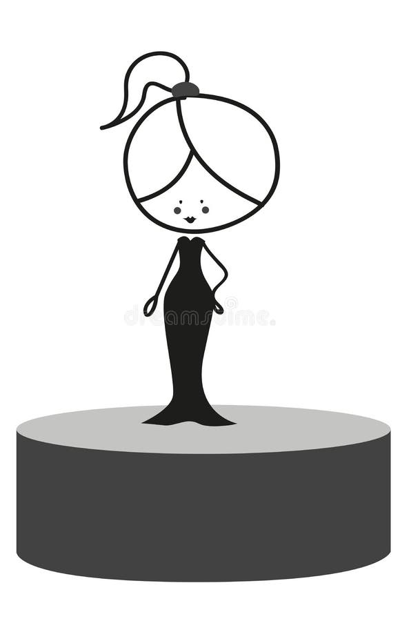 Doodle Singer Sing a Song - Full Color Stock Vector - Illustration of ...