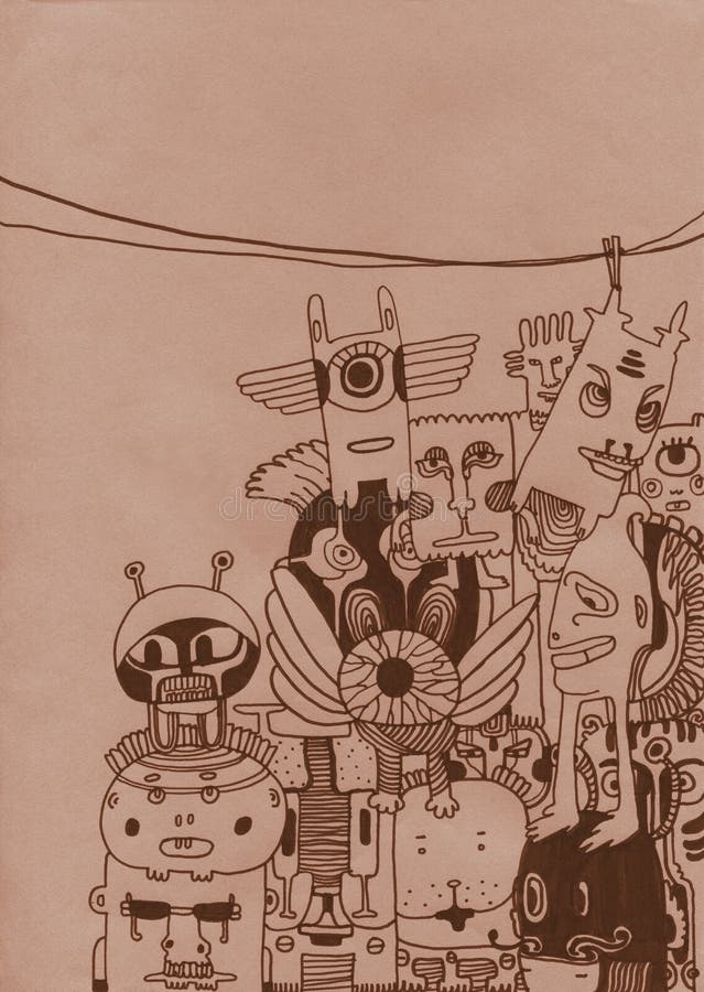 Crowd Monsters Stock Illustrations – 801 Crowd Monsters Stock ...