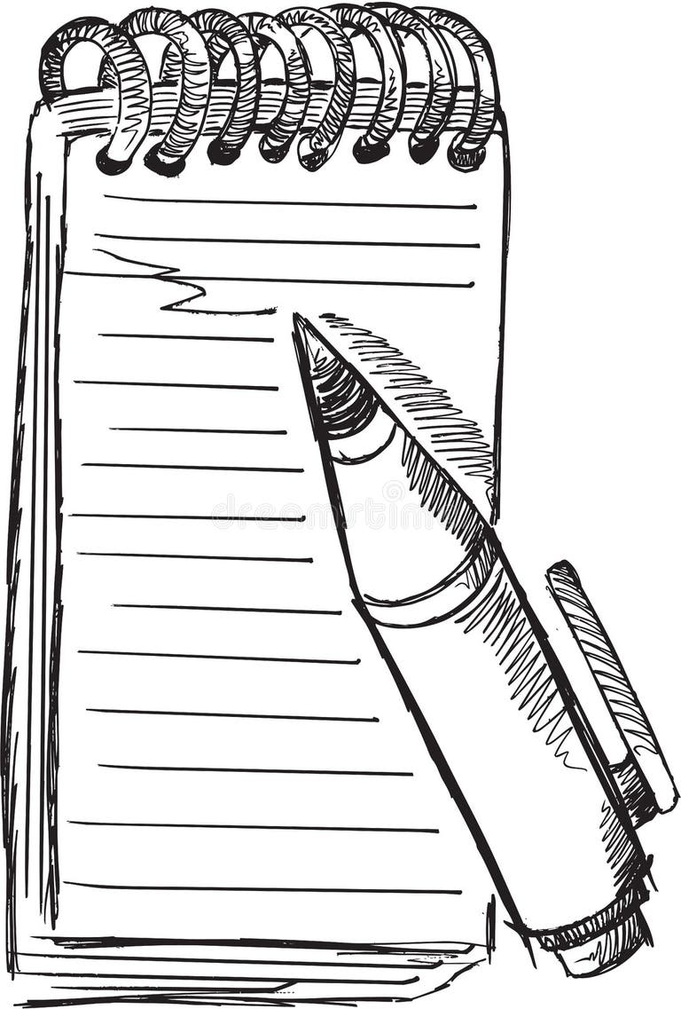 Notepad Pen Stock Illustrations – 31,387 Notepad Pen Stock ...