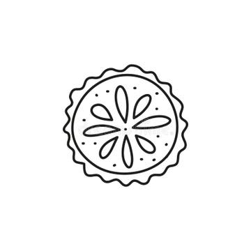 Pie Outline Top View Stock Illustrations – 172 Pie Outline Top View ...