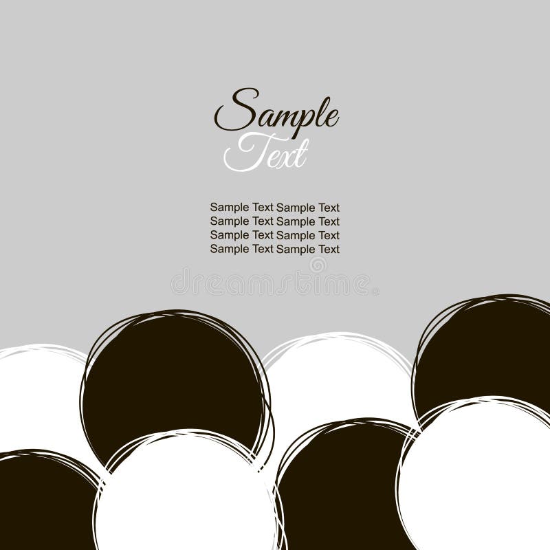 Doodle Pattern for Printing. Round Doodle Patterns Stock Vector ...