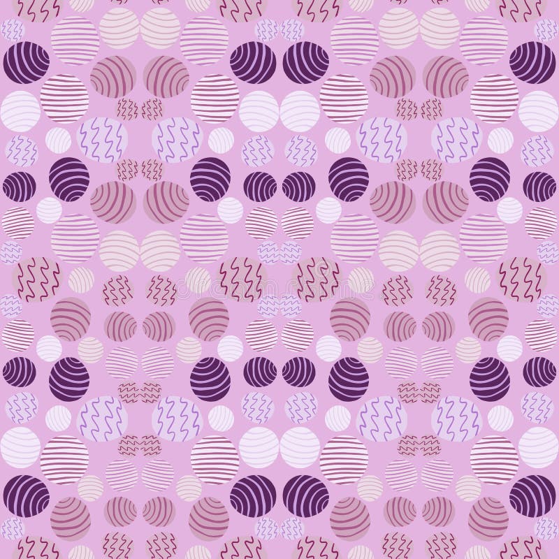 Doodle Pebbles Seamless Pattern. Cute Brick Wall Background Stock ...