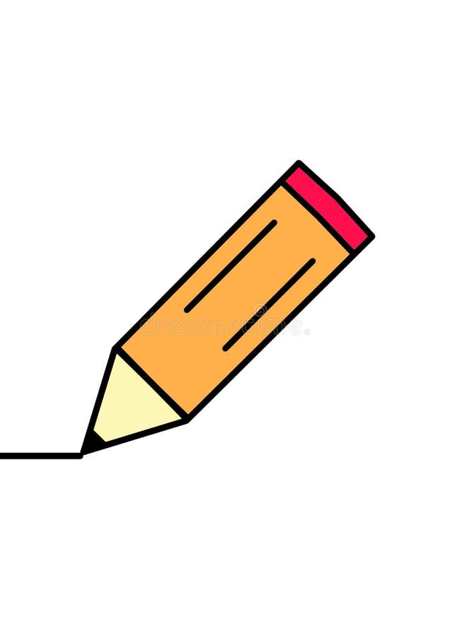 Doodle Pencil, Notes and Drawings Stock Illustration - Illustration of ...