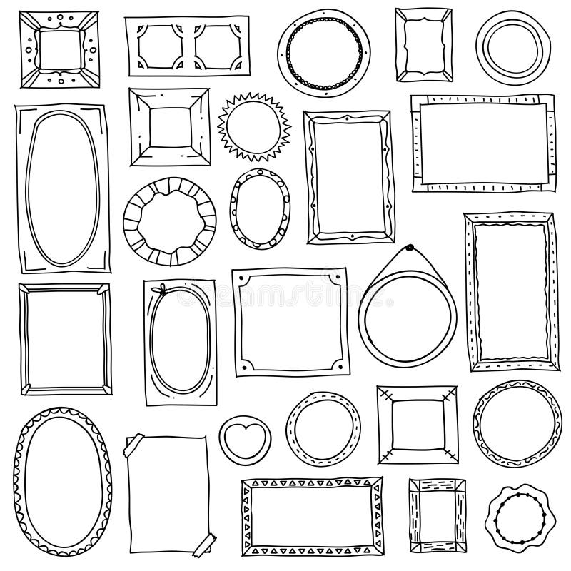 Sketch Hand Drawn Frame Stock Illustrations – 139,076 Sketch Hand Drawn Frame Stock ...