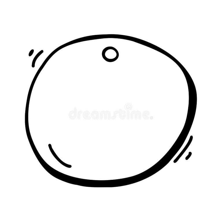 Doodle Round Note. Diary Notebook and Paper Sheets, Hand Drawn Sticker ...