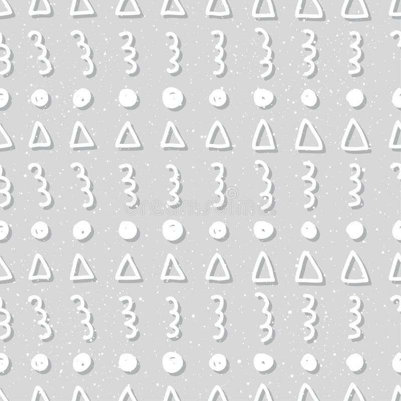 Doodle Seamless Pattern Background Stock Vector - Illustration of ...