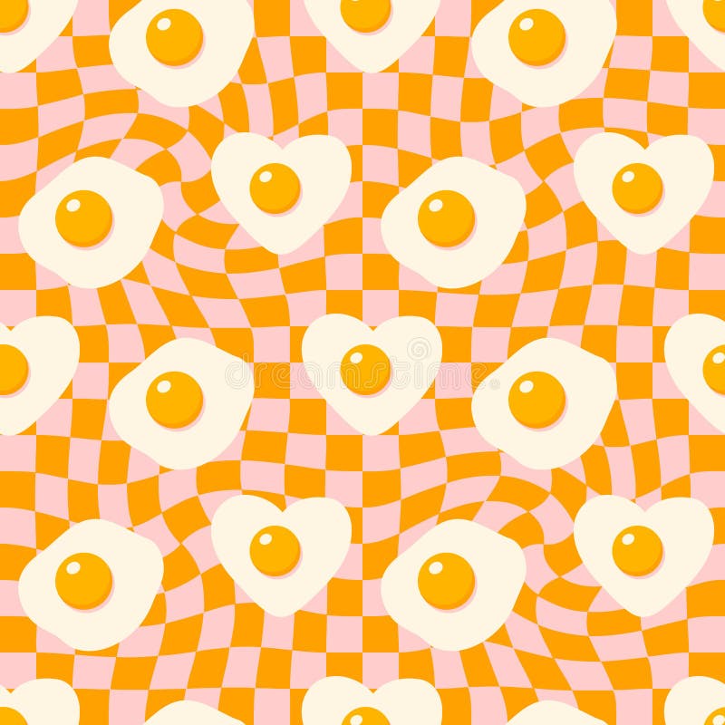 Trippy Grid Seamless Pattern with Symbol of Peace and Flowers. Retro ...