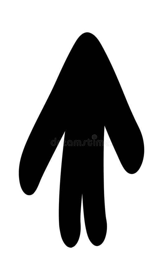 Doodle Shapes Arrows Sketch Elements Vector Cartoon Arrow Hand Drawn