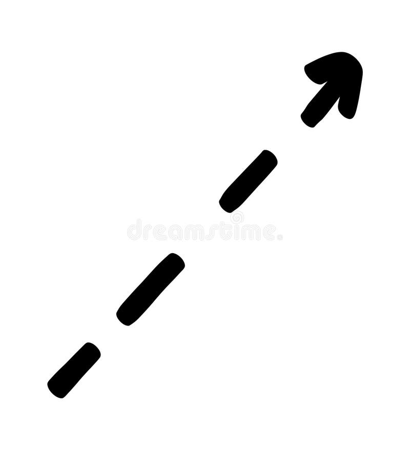 Doodle Shapes. Arrows Sketch Elements. Vector Cartoon Arrow. Hand Drawn ...