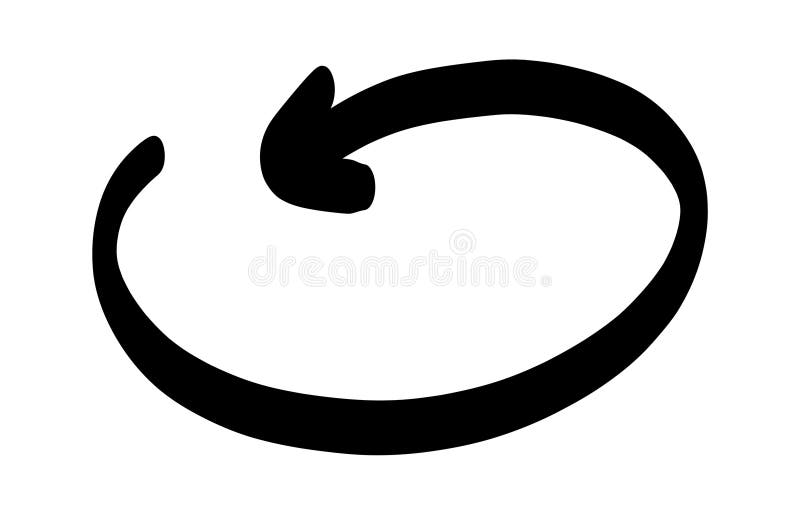 Doodle Shapes. Arrows Sketch Elements. Vector Cartoon Arrow. Hand Drawn ...