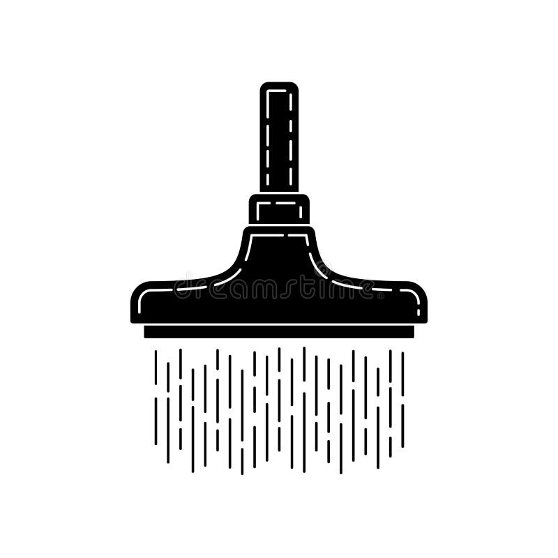 Doodle shower illustration stock vector. Illustration of doodle - 115874478
