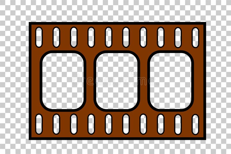 Doodle Simple Film Strip stock vector. Illustration of icon - 75982826