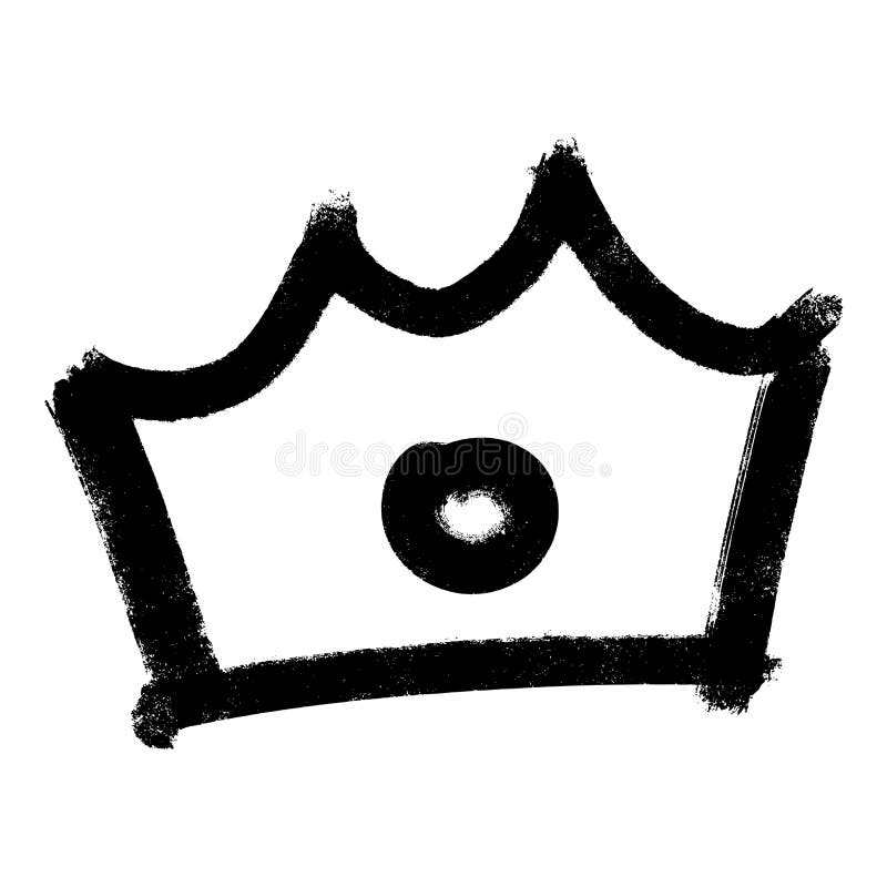Doodle Sketch Style of Hand Drawn Crown Vector Illustration for Concept ...
