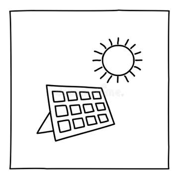 Solar Panel Line Art Stock Illustrations – 3,262 Solar Panel Line Art ...