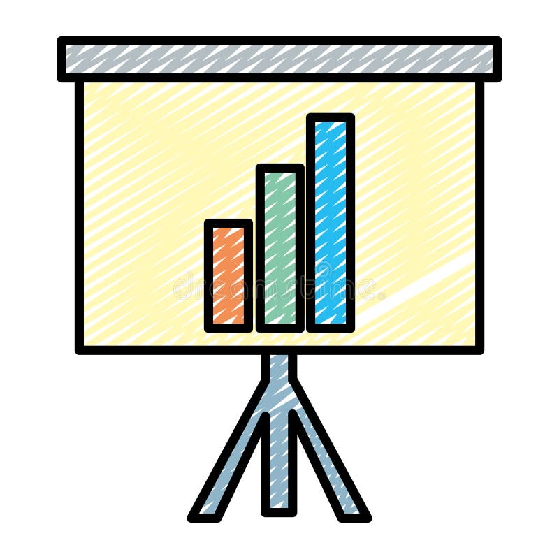 Statistics Graphics Cartoon Stock Vector - Illustration of icon ...