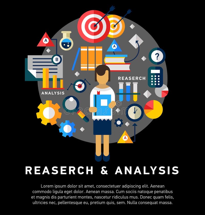 Doodle Style Concept of General Research Stock Vector - Illustration of ...