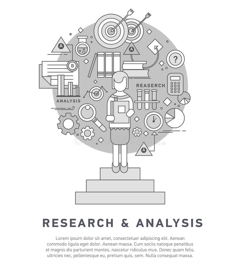Doodle Style Concept of General Research Stock Vector - Illustration of ...