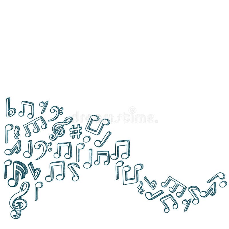 Pen Ink Music Notes Stock Illustrations – 75 Pen Ink Music Notes Stock ...