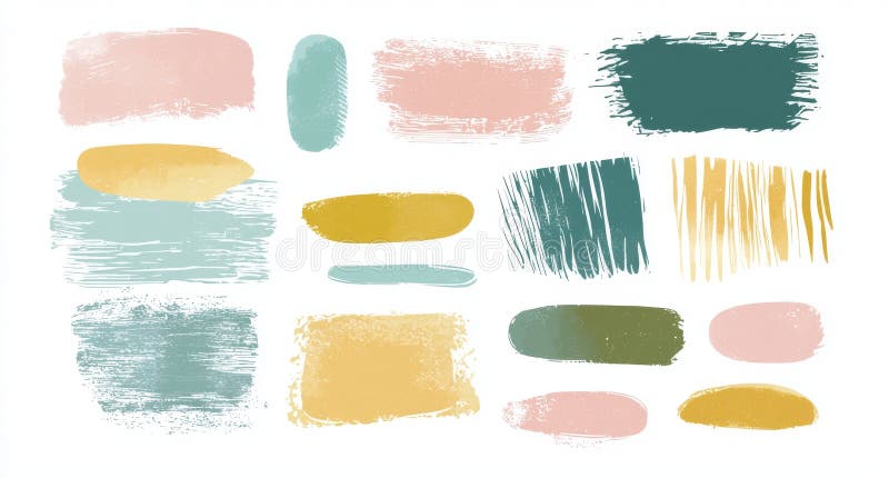 Doodle-style Text Title Frame Adorned with Ribbon, Square, and Circle ...