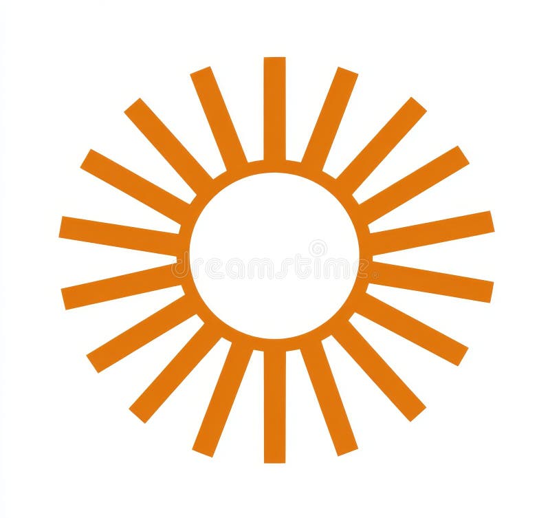 Doodle Sun Shapes Abstract Boho Art Stock Illustration - Illustration ...