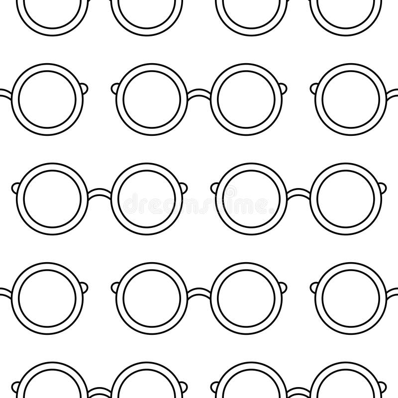 Doodle Sunglasses Protect Your Eyes from Sun Stock Vector ...