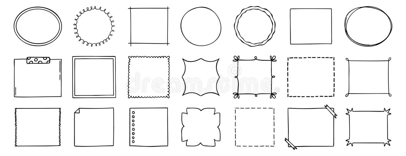 Empty Doodle Abstract Background Stock Illustrations – 14,382 Empty ...
