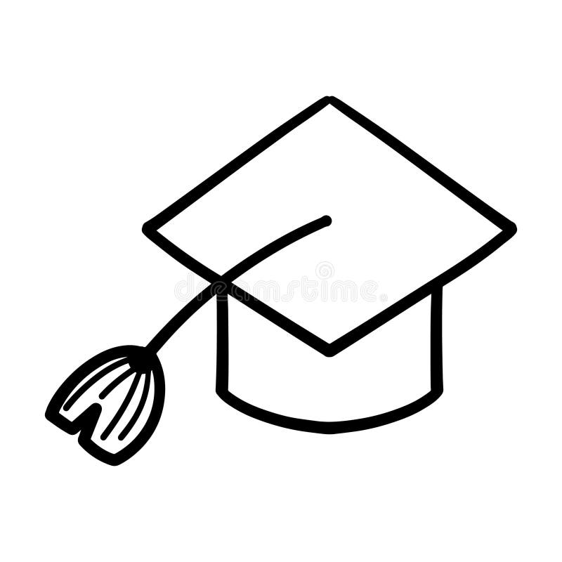 Doodle Toga Cap, Vector Illustration Stock Vector - Illustration of ...