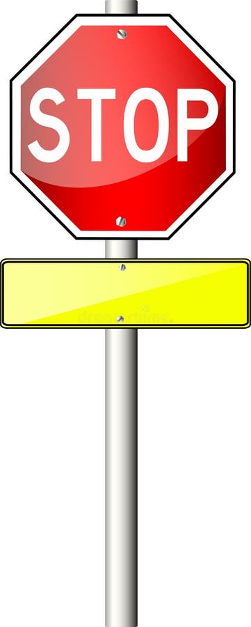 Doodle traffic sign, stop stock vector. Illustration of draw - 40488903