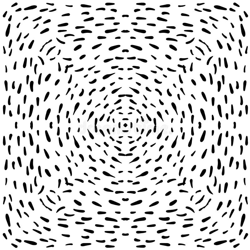 Doodle Vector Pattern Black Lines Line Segments Hand-drawn Pattern ...