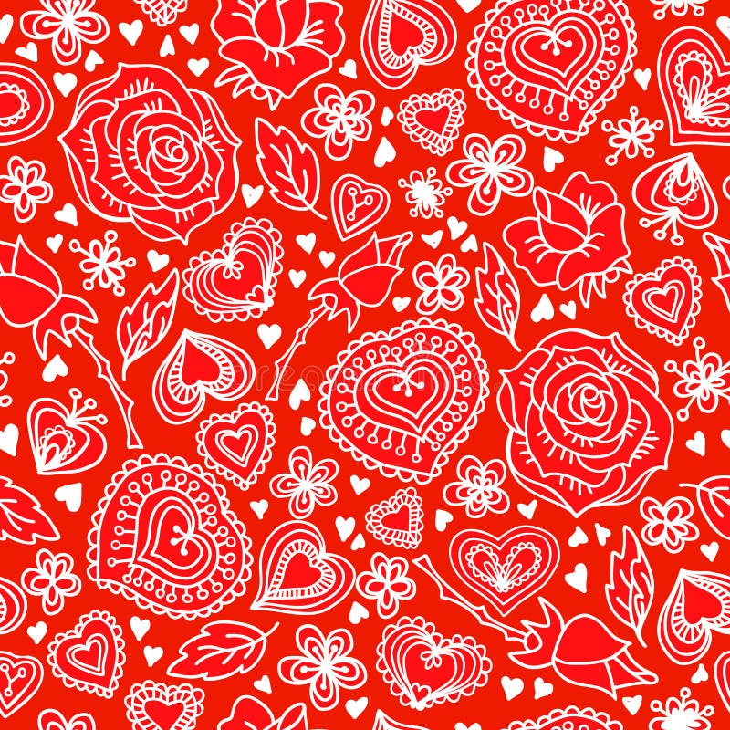 Doodle wallpaper stock illustration. Illustration of paper - 49302874