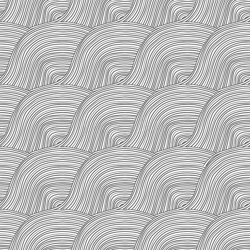Abstract Wind Texture, Sea, Ocean and River Vector Waves Background ...