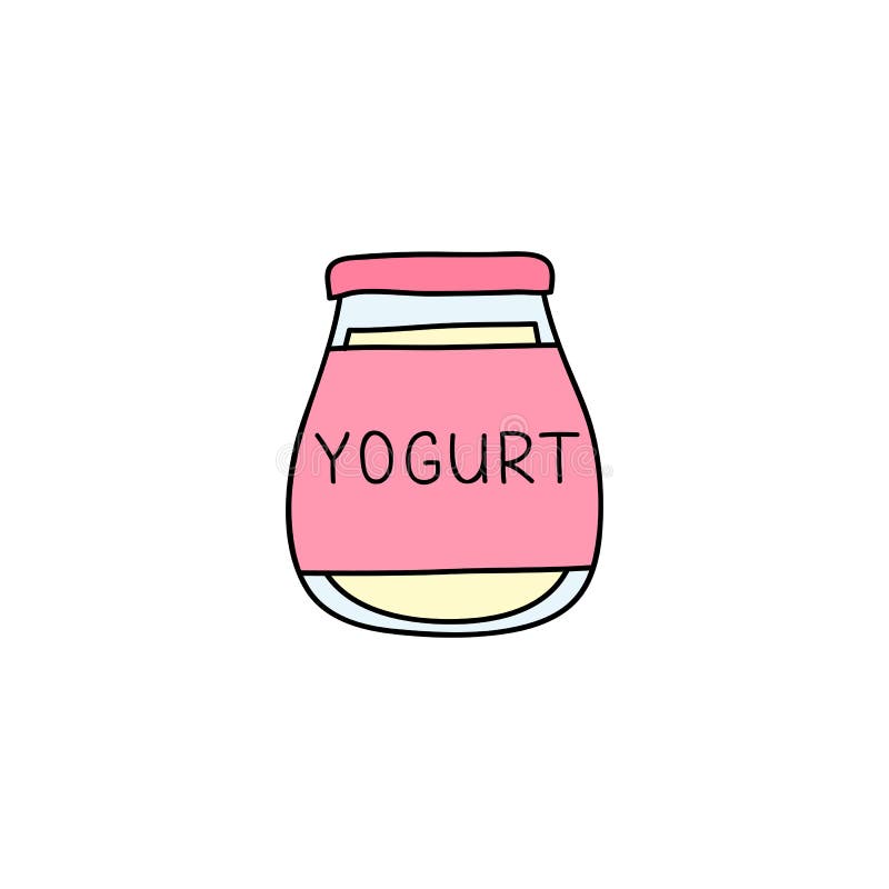 Yoghurt Line Drawing Stock Illustrations – 101 Yoghurt Line Drawing ...