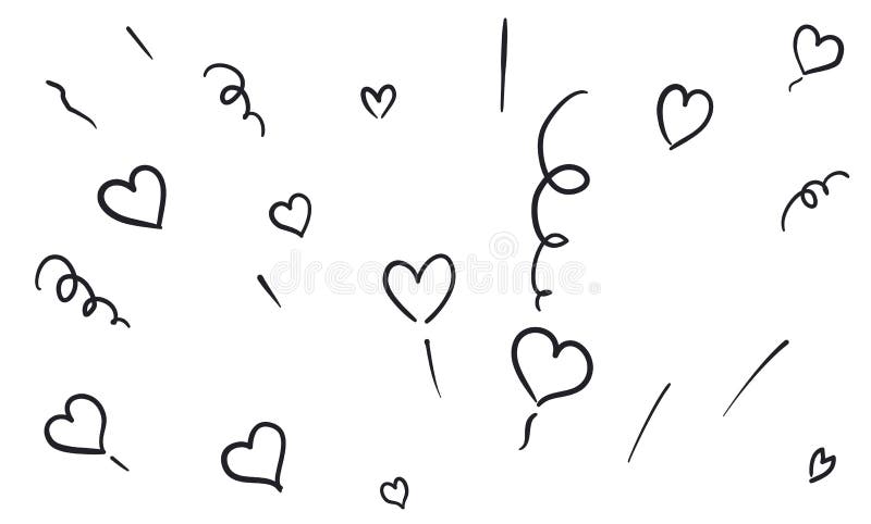 Streamers Doodles Stock Illustrations – 103 Streamers Doodles Stock ...