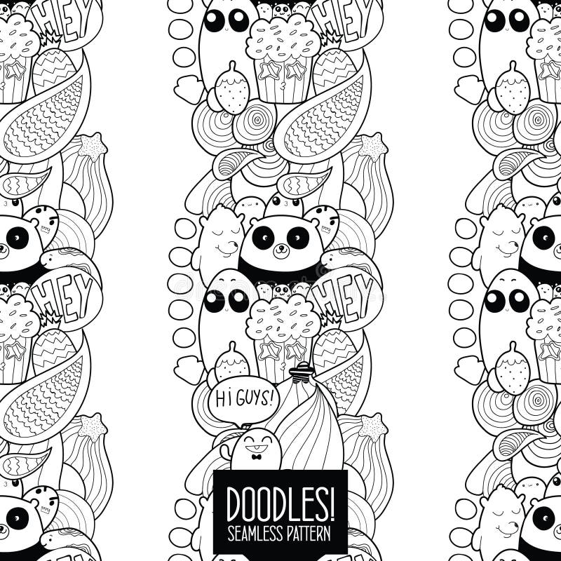 Doodles! High quality stock illustration. Illustration of freak - 79125856